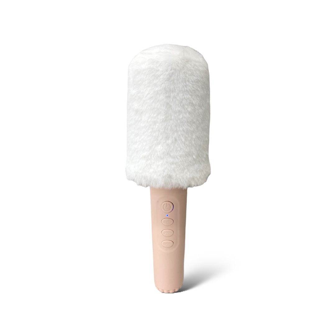 4-in-1 Wireless Karaoke Microphone with Voice Change – Pink – Funky ...